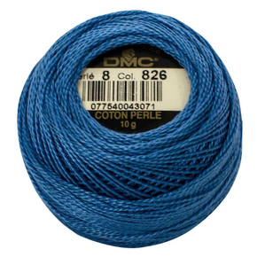 Tons de Azul Perlé DMC Perlé Azul 826