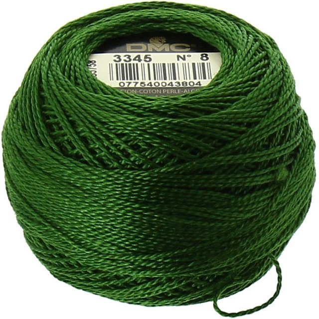 Tons de Verde Perlé DMC Perlé Verde 3345