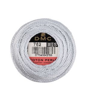 Tons de Cinza e Preto Perlé DMC Perlé Cinza 762