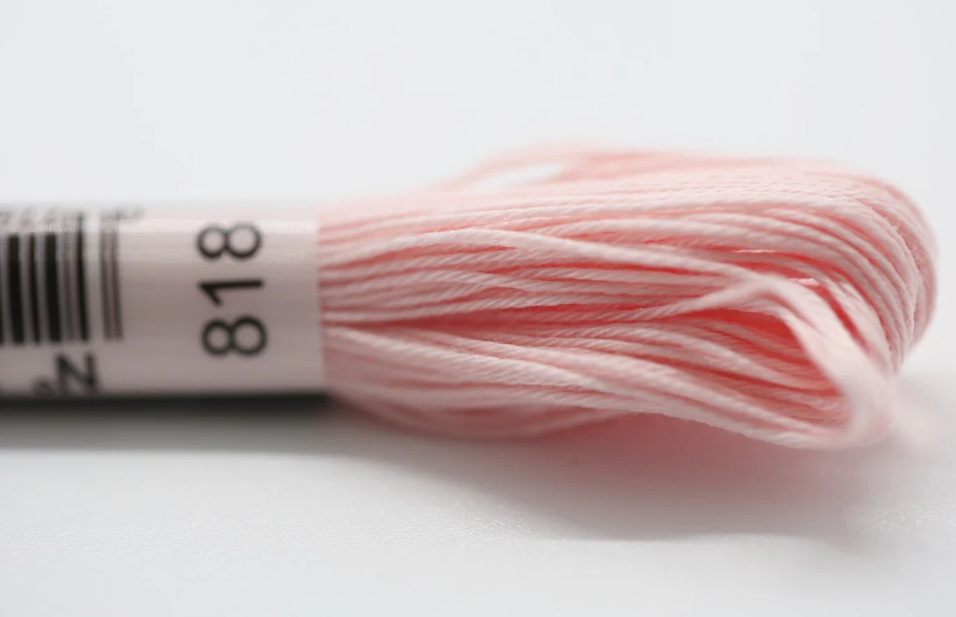 Tons de Rosa Broder 25 DMC Broder 25 Rosa 818